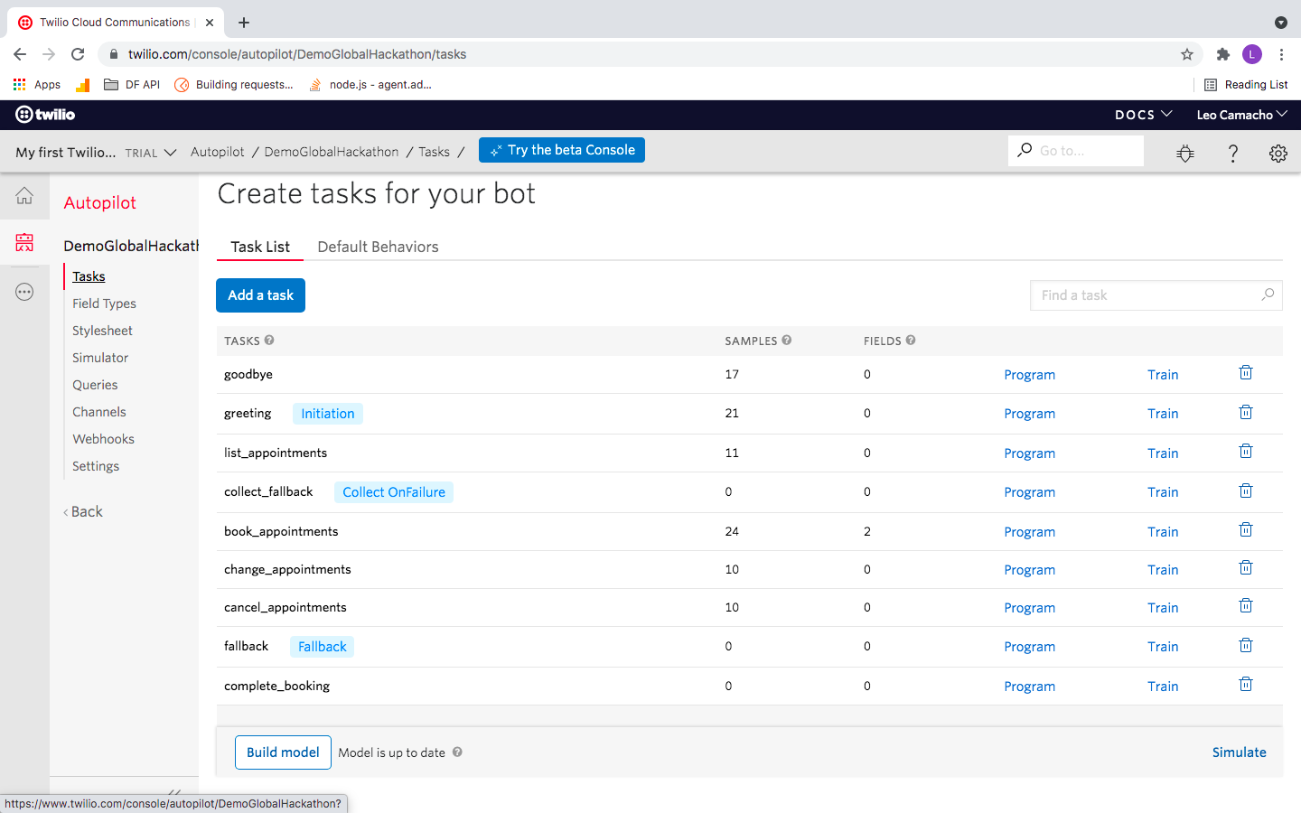 Crea tu chatbot con la inteligencia artificial de Twilio Autopilot - Planeta Chatbot